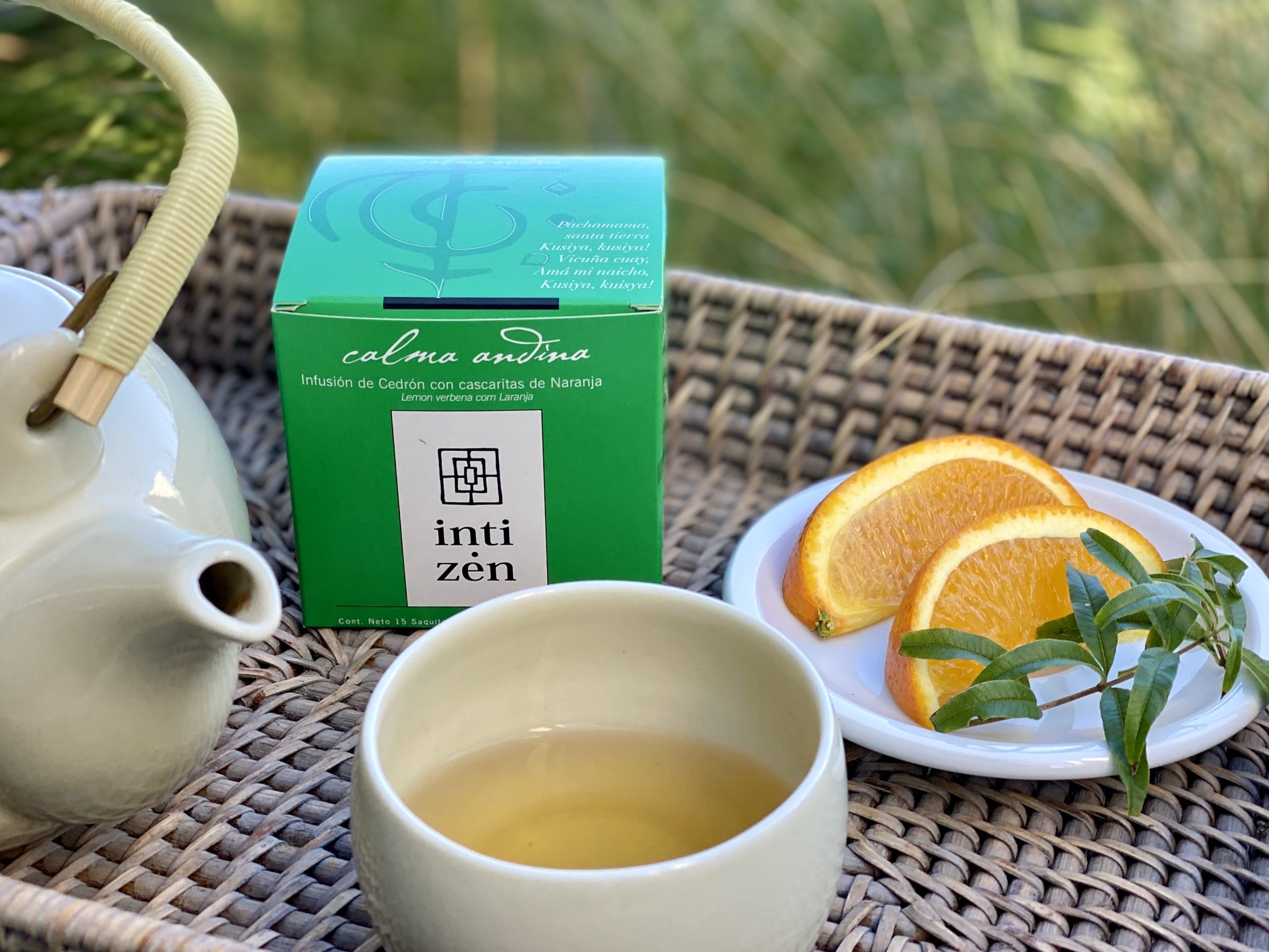 CALMA ANDINA TEA INTI ZEN (Box 15 Tea´s bags). Lemon, verbena and ...