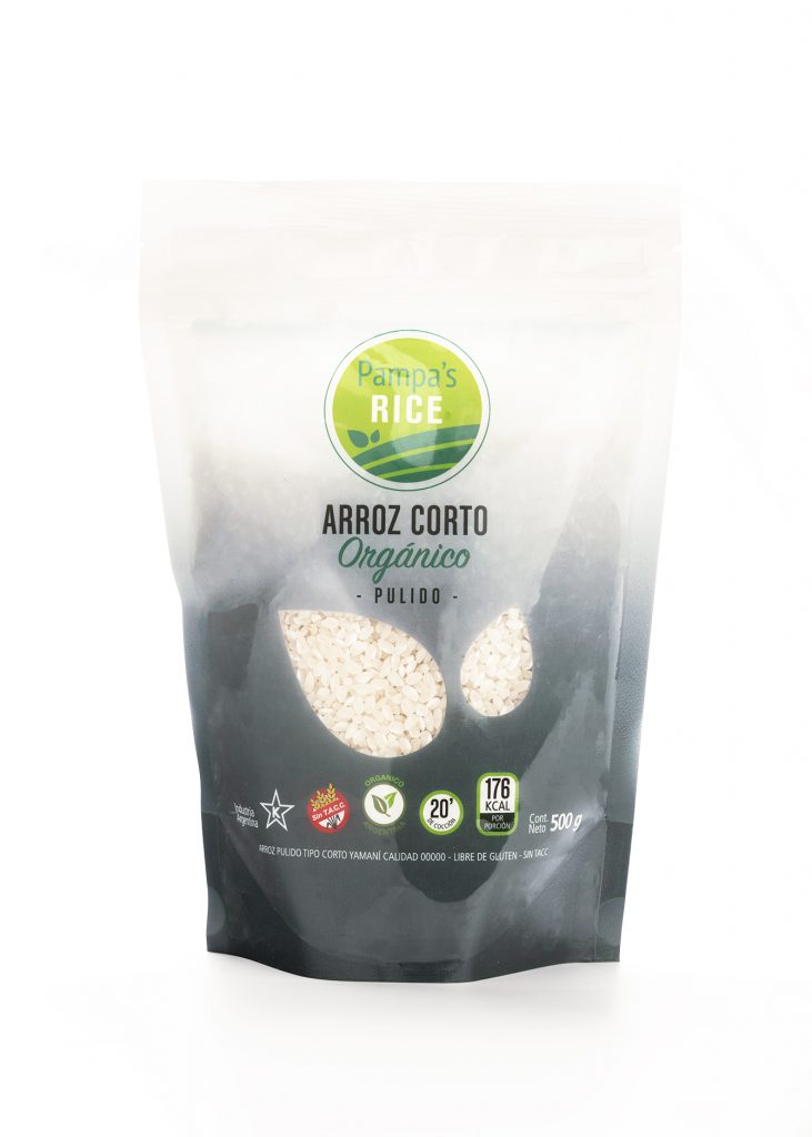 PAMPA RICE - Organic Polished Short Rice x 500 grams / 17.63 oz PAMPA ...